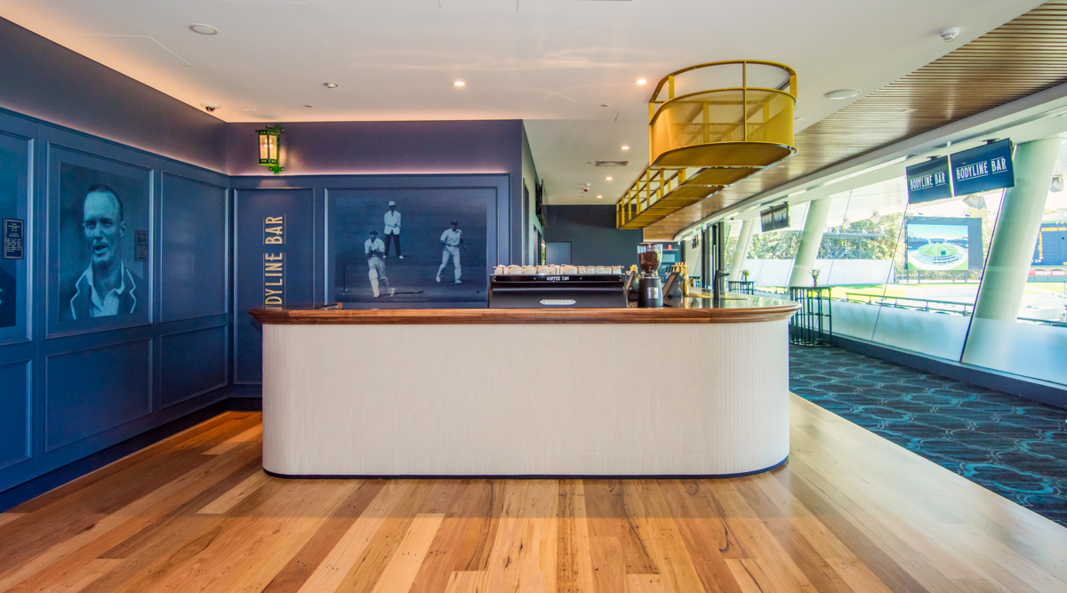 Adelaide Oval – Bodyline Bar – Image Shopfitting & Construction Adelaide Oval – Bodyline Bar – Image Shopfitting & Construction