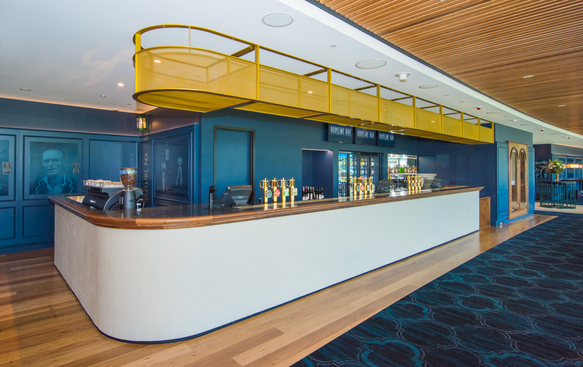Adelaide Oval – Bodyline Bar – Image Shopfitting & Construction Adelaide Oval – Bodyline Bar – Image Shopfitting & Construction